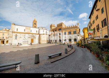 Central square in Grosseto town in Italy Stock Photo - Alamy