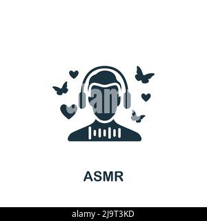 Asmr icon. Line simple Streaming icon for templates, web design and ...
