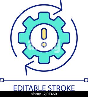 Operational disruption RGB color icon Stock Vector Image & Art - Alamy