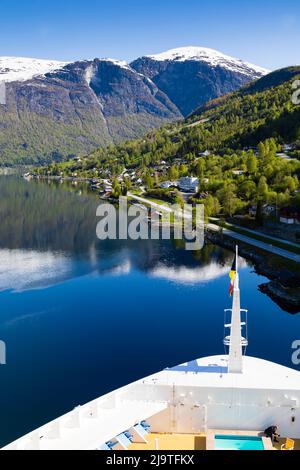 Olden Port and Harbour Norway Stock Photo - Alamy