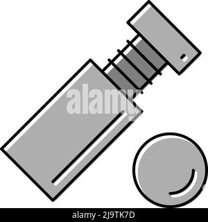 standoff screw color icon vector illustration Stock Vector Image & Art ...