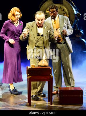 Left to right: Laura Rogers (Countess Andrenyi), Henry Goodman (Hercule ...