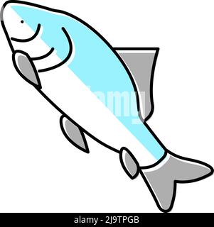catla catla fish color icon vector illustration Stock Vector Image ...