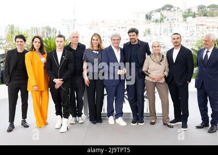 Director Mario Martone and Pierfrancesco Favino attend the photocall ...