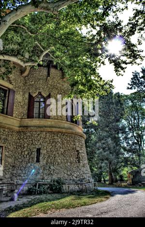 UNESCO World Heritage, Lednice, landscape garden, map Stock Photo - Alamy