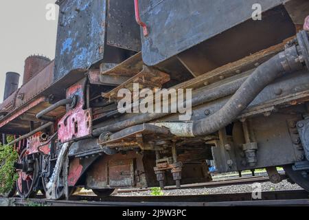 Dampflok, Dampflokomotive, Aufarbeitung, abgestellt, restaurieren ...