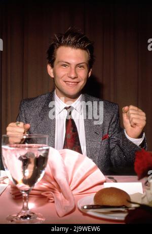 Christian Slater 1989 Credit: Ralph Dominguez/MediaPunch Stock Photo ...