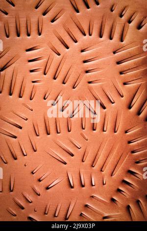 abstract background or texture forks prints in the clay Stock Photo - Alamy