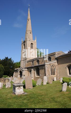 St Margaret of Antioch Church, Hemingford Abbots, Cambridgeshire Stock ...