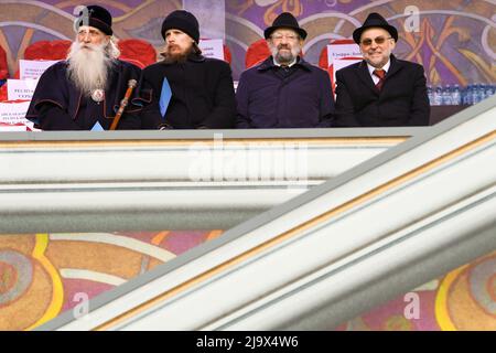 Russia s Chief Rabbi Adolf Shayevich left and Yury Raskin Acting Vice ...