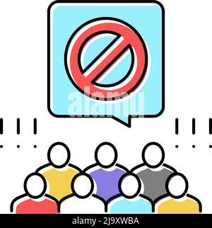 backlash people color icon vector illustration Stock Vector Image & Art ...