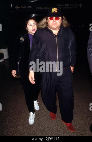 Sam Kinison and wife Malika Souiri at the 43rd Annual Primetime Emmy ...