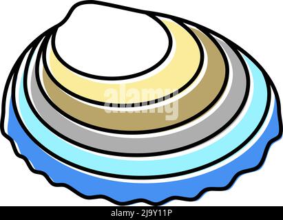 japanese cockle color icon vector illustration Stock Vector Image & Art ...
