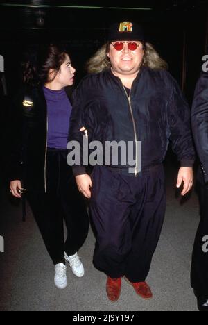 Sam Kinison and Malika Souiri 1992 Credit: Ralph Dominguez/MediaPunch ...