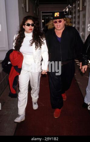 Sam Kinison and Malika Souiri 1992 Credit: Ralph Dominguez/MediaPunch ...