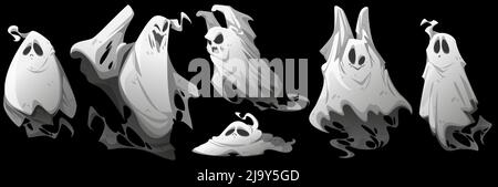 Halloween monsters emoji. Scary monster costume 3d face emojis, comic ...