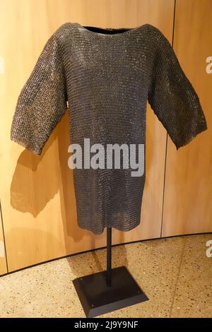 Replica early medieval chainmail Stock Photo - Alamy