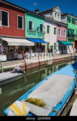 Burano colorful historical buildings. Venice, Italy Stock Photo - Alamy