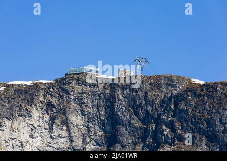 Mt Hoven skylift, Loen, Norway Stock Photo - Alamy