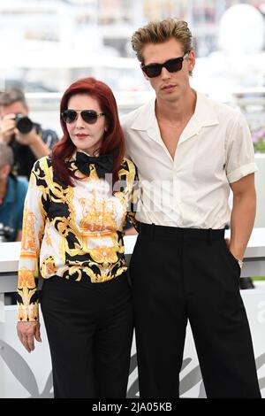 Priscilla Presley and Austin Butler attending the Elvis photocall ...