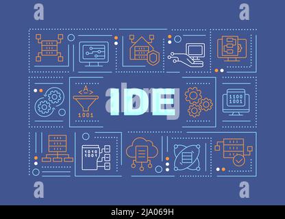 Automation word concepts dark blue banner Stock Vector Image & Art - Alamy