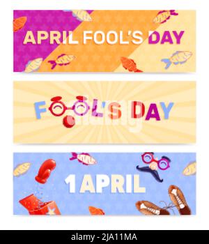 April fools day icons set, flat style Stock Vector Image & Art - Alamy