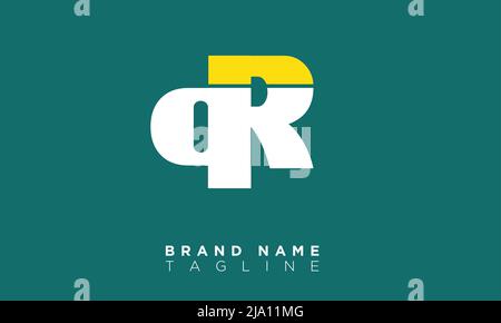 QR Alphabet letters Initials Monogram logo Stock Vector Image & Art - Alamy