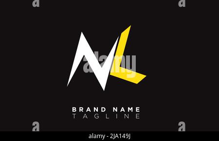 NL Alphabet letters Initials Monogram logo Stock Vector Image & Art - Alamy