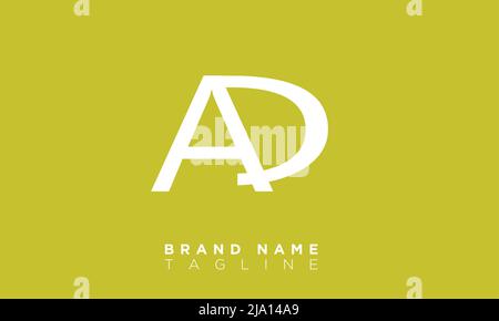 AD Alphabet letters Initials Monogram logo Stock Vector Image & Art - Alamy