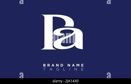 PA Alphabet letters Initials Monogram logo Stock Vector Image & Art - Alamy