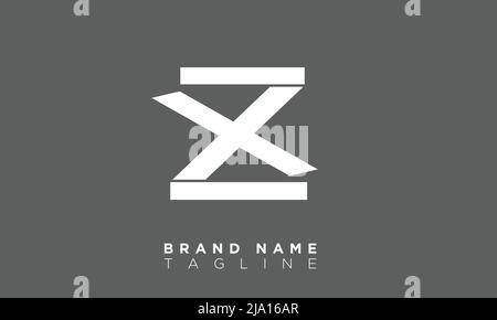 ZX Logo monogram with modern style concept design template isolated on ...