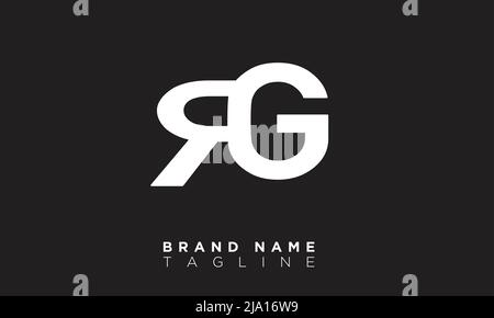 RG Alphabet letters Initials Monogram logo GR, R and G Stock Vector ...