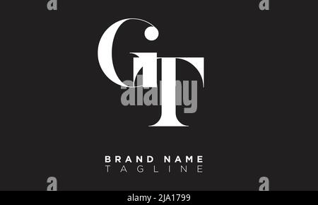 Alphabet letter icon logo GT or TG Stock Vector Image & Art - Alamy