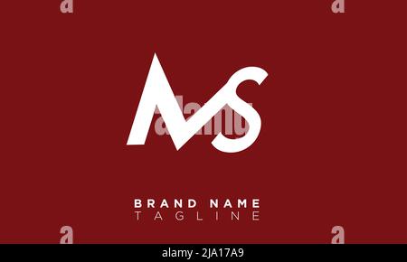 MS Alphabet letters Initials Monogram logo Stock Vector Image & Art - Alamy