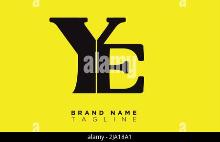 YE Alphabet letters Initials Monogram logo Stock Vector Image & Art - Alamy