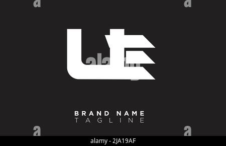 UE Alphabet letters Initials Monogram logo Stock Vector Image & Art - Alamy