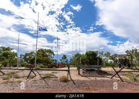 Sheepyard and Community War Memorial, The Grawin, Lightning Ridge, New ...