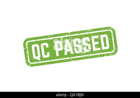 qc passed pass quality control label tag seal control sticker template ...