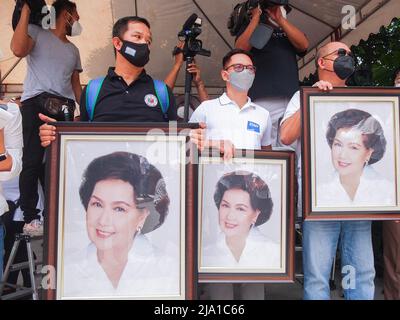 Manila, Philippines. 26th May, 2022. Casket of the late actress Susan ...