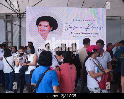 Manila, Philippines. 26th May, 2022. Casket of the late actress Susan ...