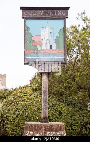 Old Woking sign Stock Photo - Alamy