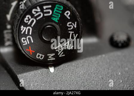Digital SLR Camera mode dial Stock Photo - Alamy