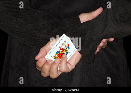 Playing card, cheating, symbol cheating, symbol image for another ace ...