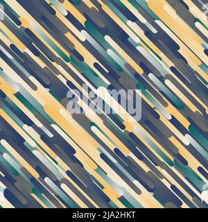 Seamless funky pill shaped gradient lines surface pattern design for ...