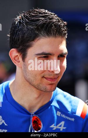 Monaco, Monaco. 27th May, 2022. Esteban Ocon of Alpine F1 on track ...