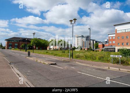 The Island Quarter site in Nottingham City, Nottinghamshire England UK ...