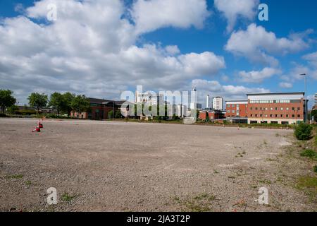 The Island Quarter site in Nottingham City, Nottinghamshire England UK ...