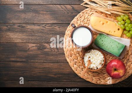 Happy Shavuot. Background for Shavuot traditional religious Jewish ...