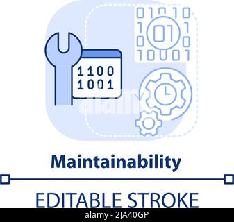 Maintainability concept icon Stock Vector Image & Art - Alamy