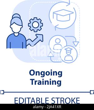 Ongoing training concept icon Stock Vector Image & Art - Alamy